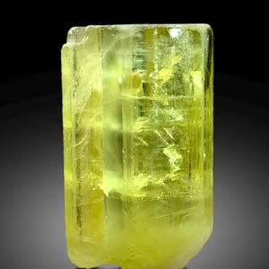 Transparent Yellow Color Heliodor Var Beryl Crystal, Raw Mineral ...