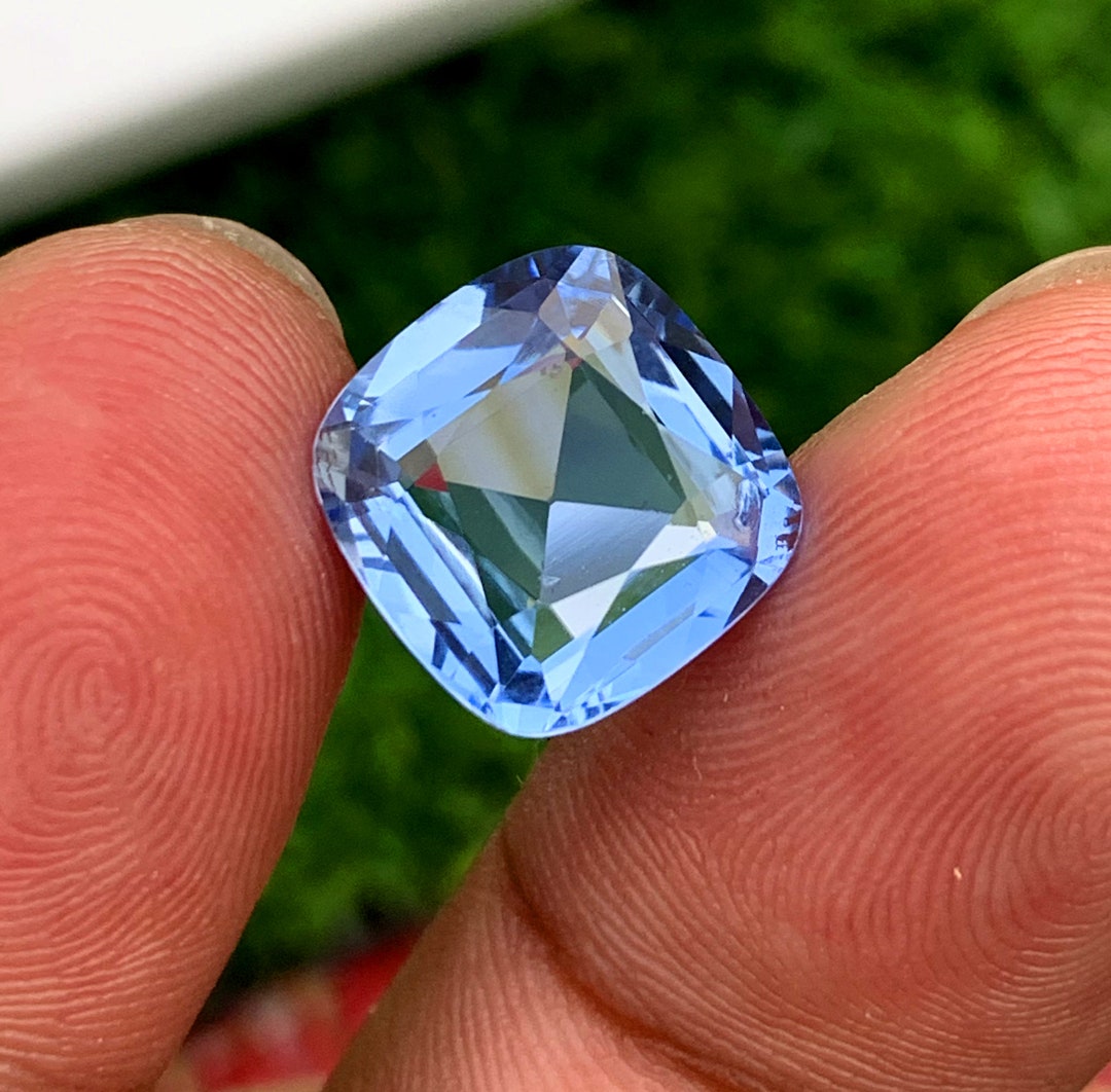 Cusshion Cut Santa Maria Blue Color Aquamarine Gemstone, Loose Gemstone ...