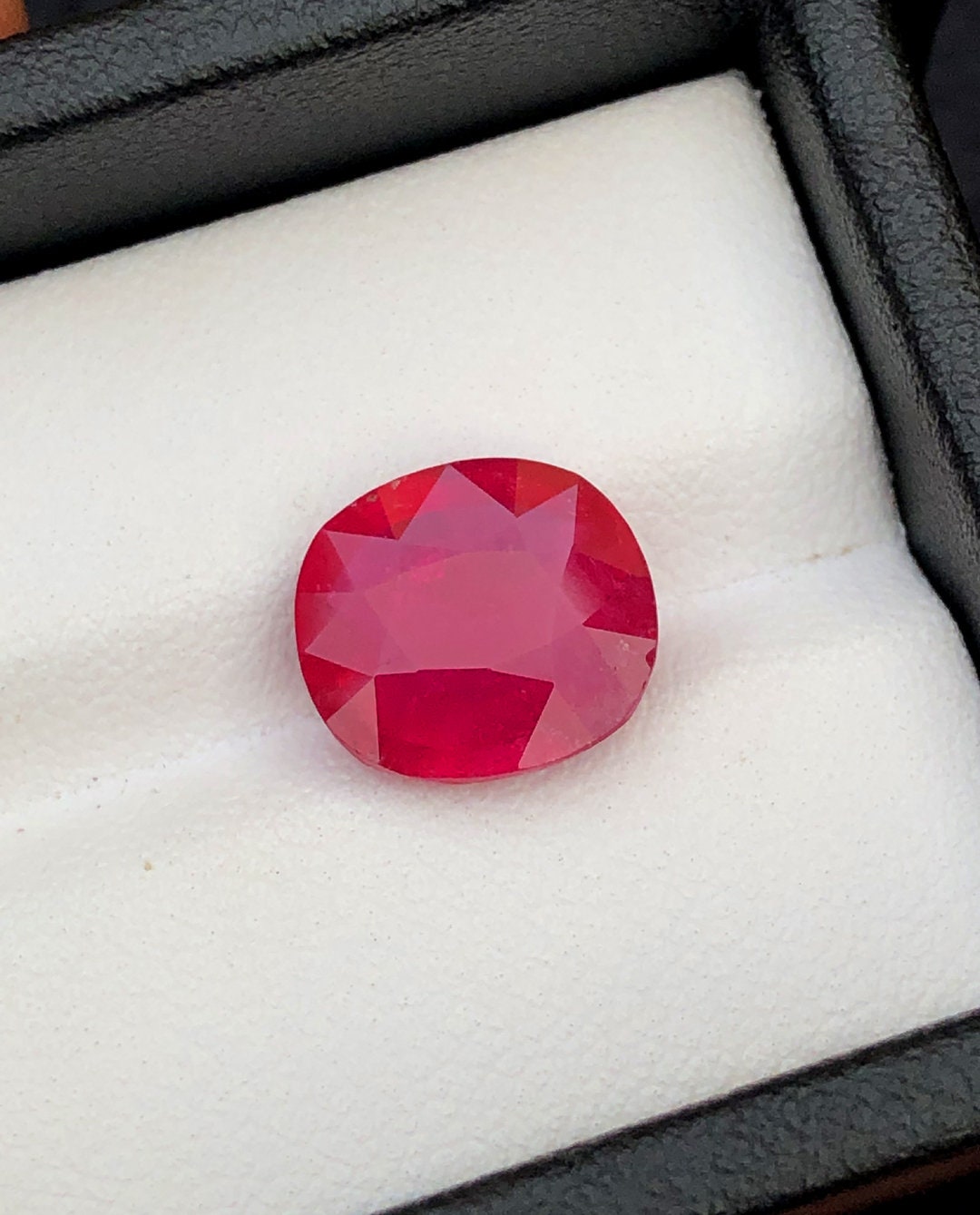 Round Cut Rubelite Tourmaline Gemstone, Loose Gemstone, Rubelite Ring ...