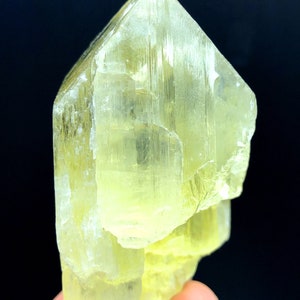 Yellow Kunzite Crystal, Natural Triphane Kunzite, Kunzite Stone ...