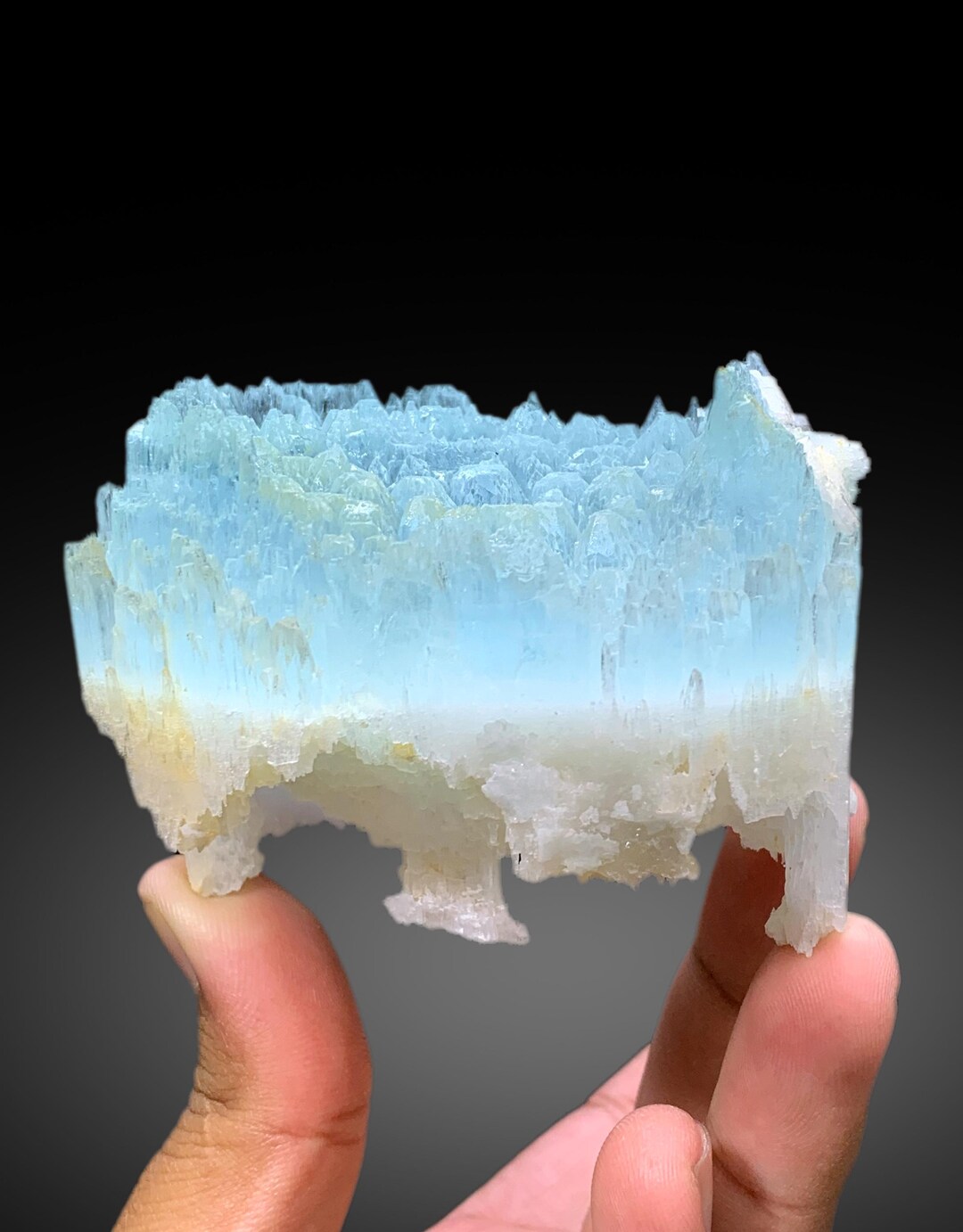 Bicolor Beryl, Aquamorganite Crystal, Morganite Var Aquamarine With ...