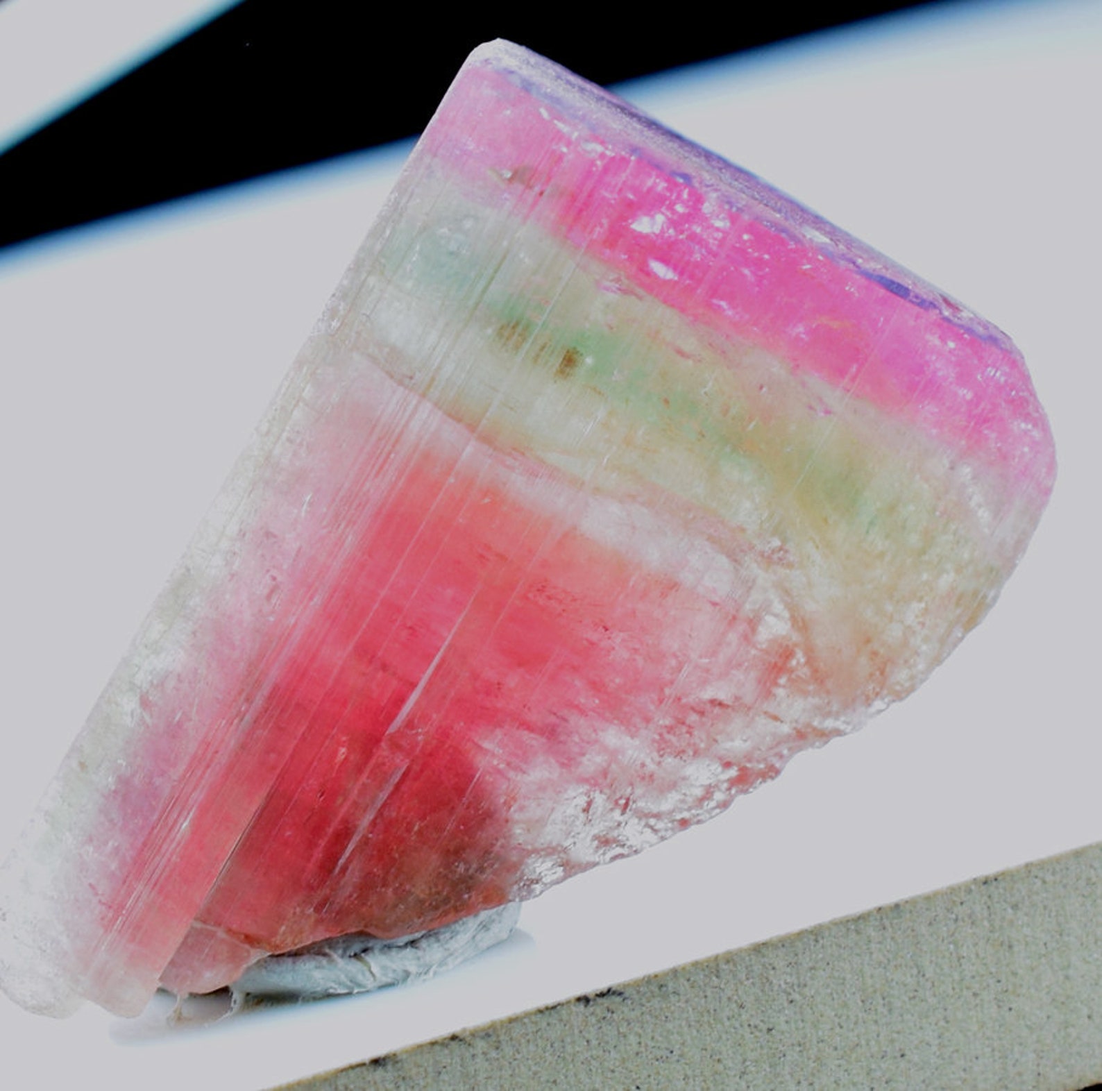 Natural Multicolor Tourmaline Crystal From Paprock Afghanistan - Etsy