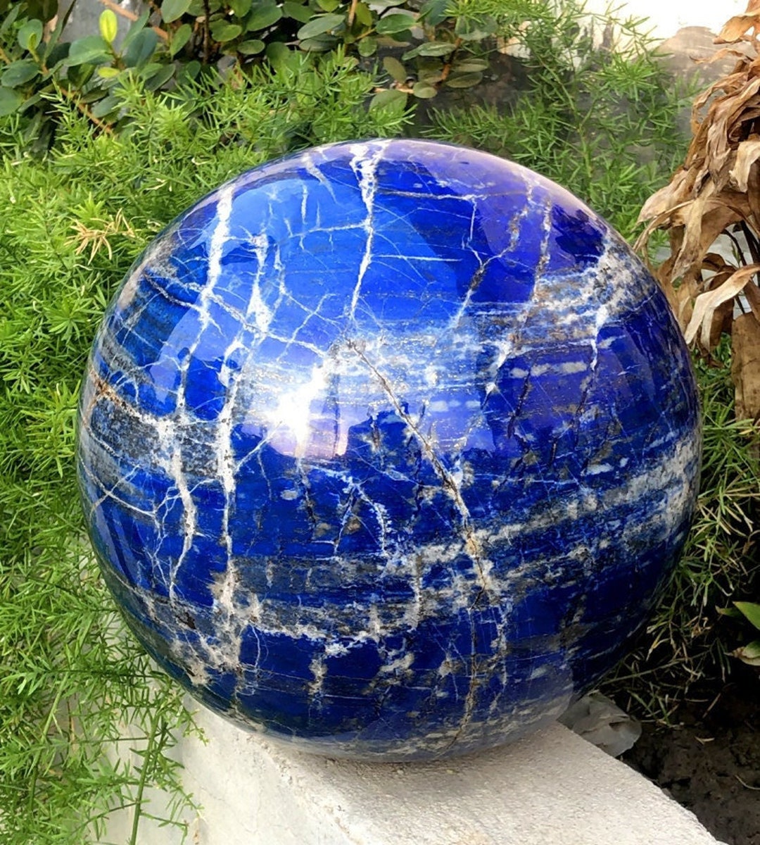Lapis Lazuli Polished Ball, Blue Lapis, Self Standing Tumble, Polished ...