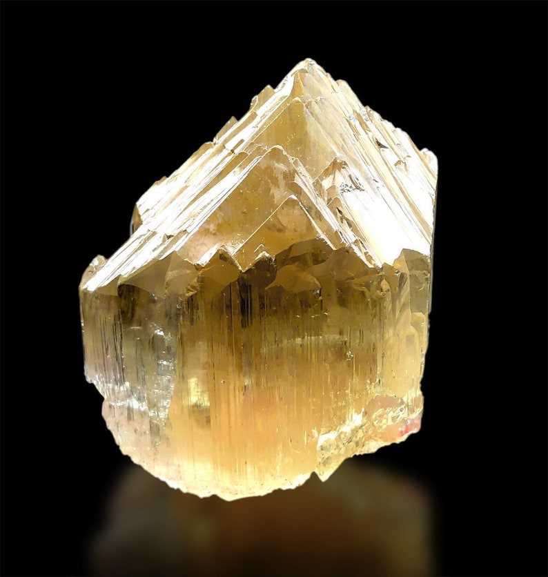 Yellow Kunzite Triphane Crystal Natural Kunzite Spodumene - Etsy