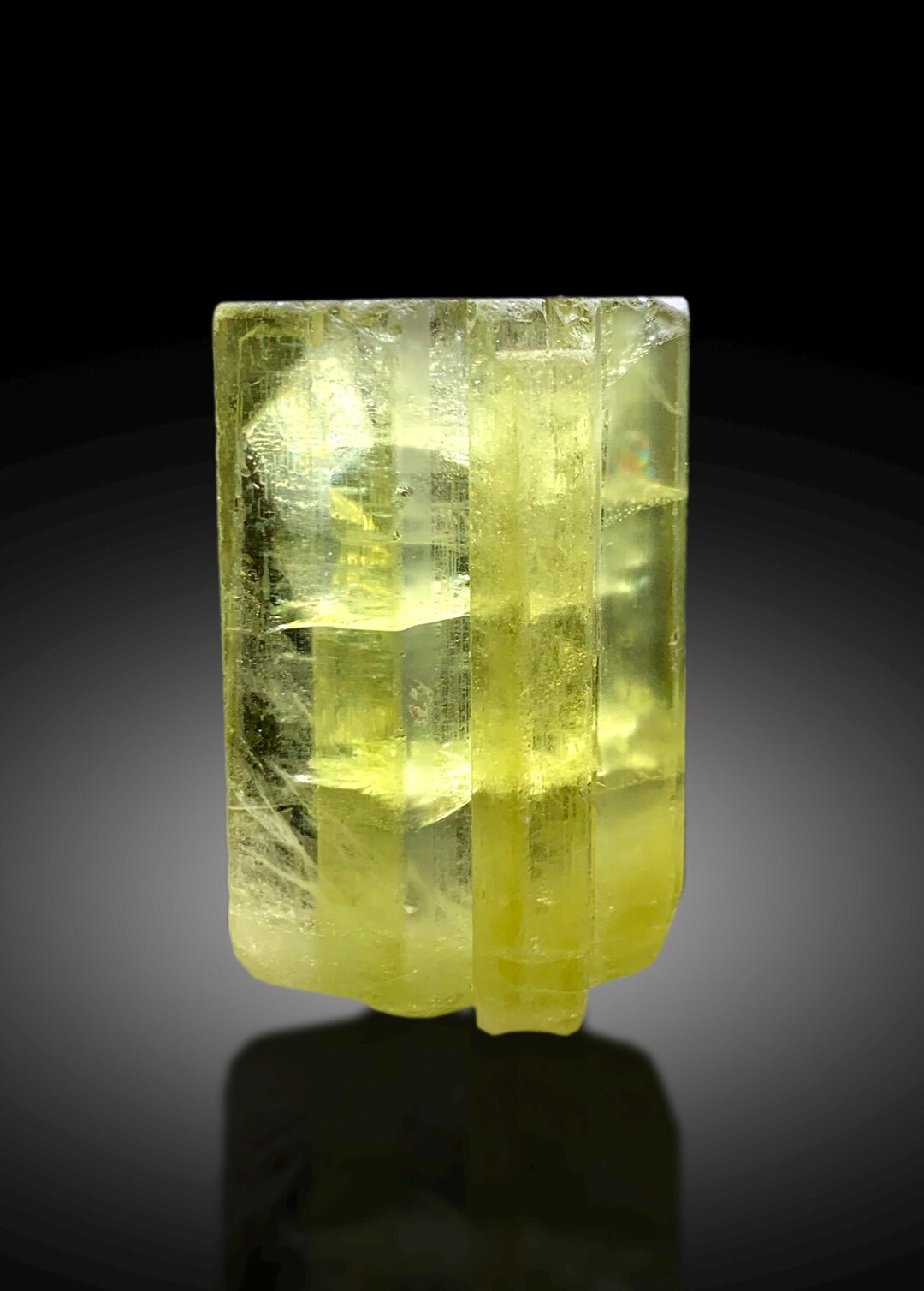 Transparent Yellow Color Heliodor Var Beryl Crystal, Raw Mineral ...