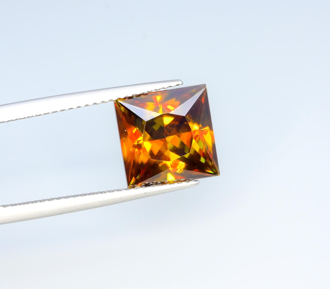 Sparkling Full Fire Titanite Sphene Gemstone, Loose Gemstone, Princes ...