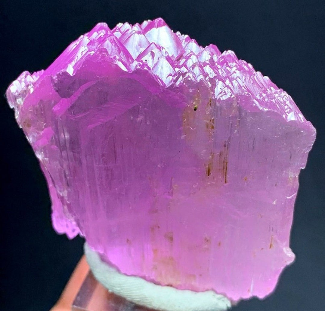 Pink Kunzite Crystal With Unique Mountain Shape Termination, Kunzite ...