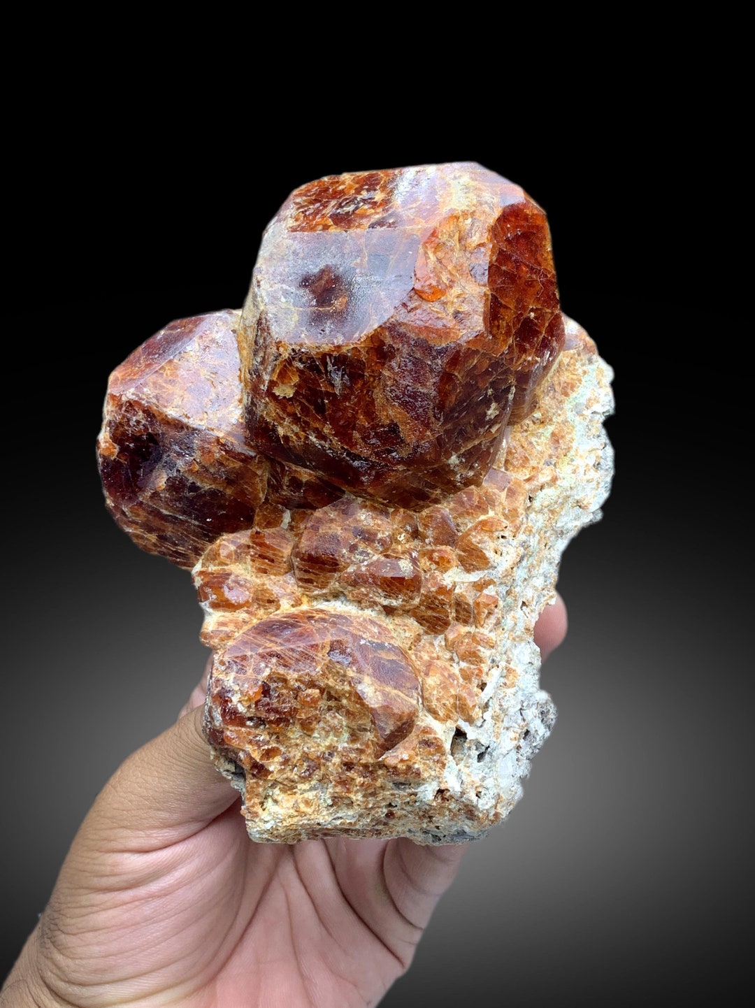 Museum Grade Hessonite Garnet Specimen: Pakistan Mineral, 1222 Gram - Etsy