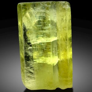 Transparent Yellow Color Heliodor Var Beryl Crystal, Raw Mineral ...