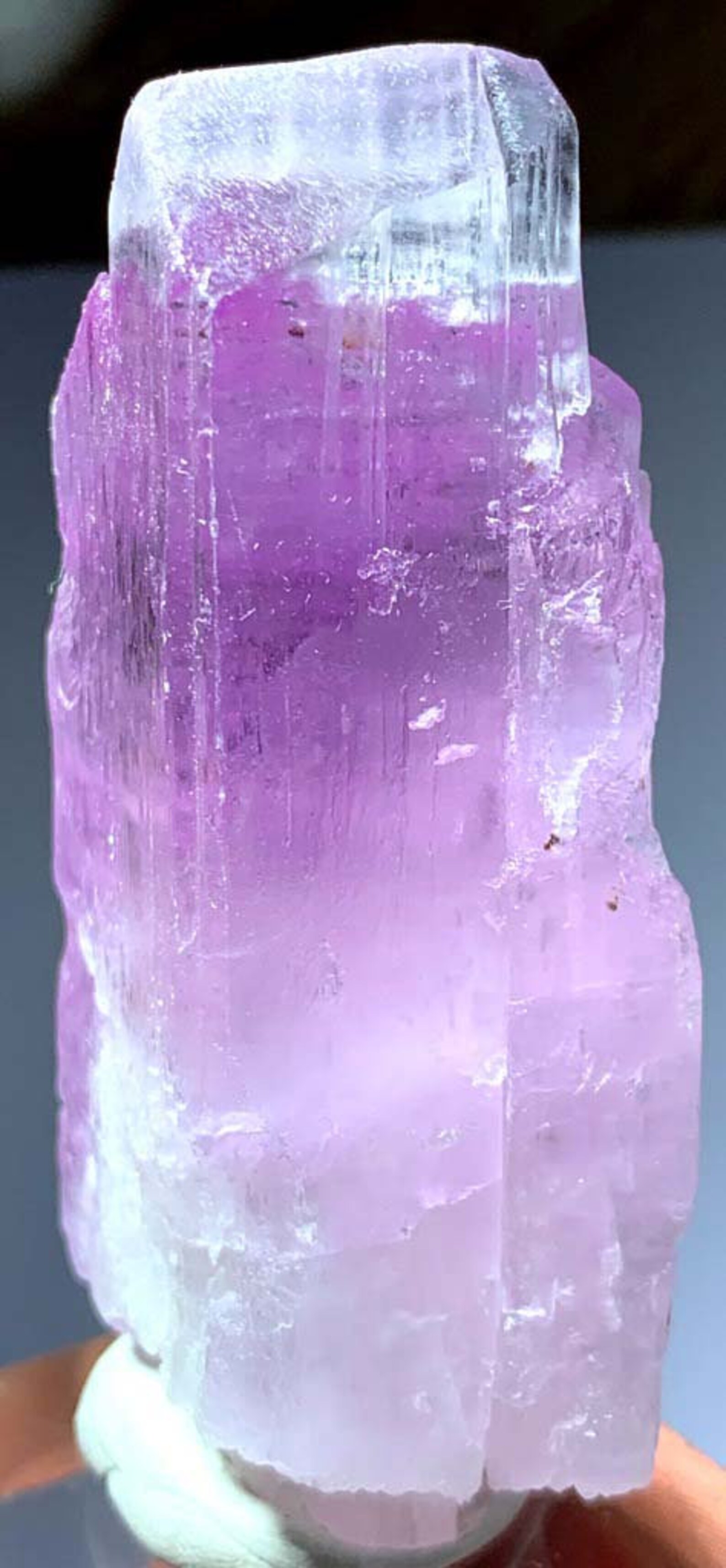 Natural Kunzite Crystal Bicolor Kunzite Natural Stone From | Etsy