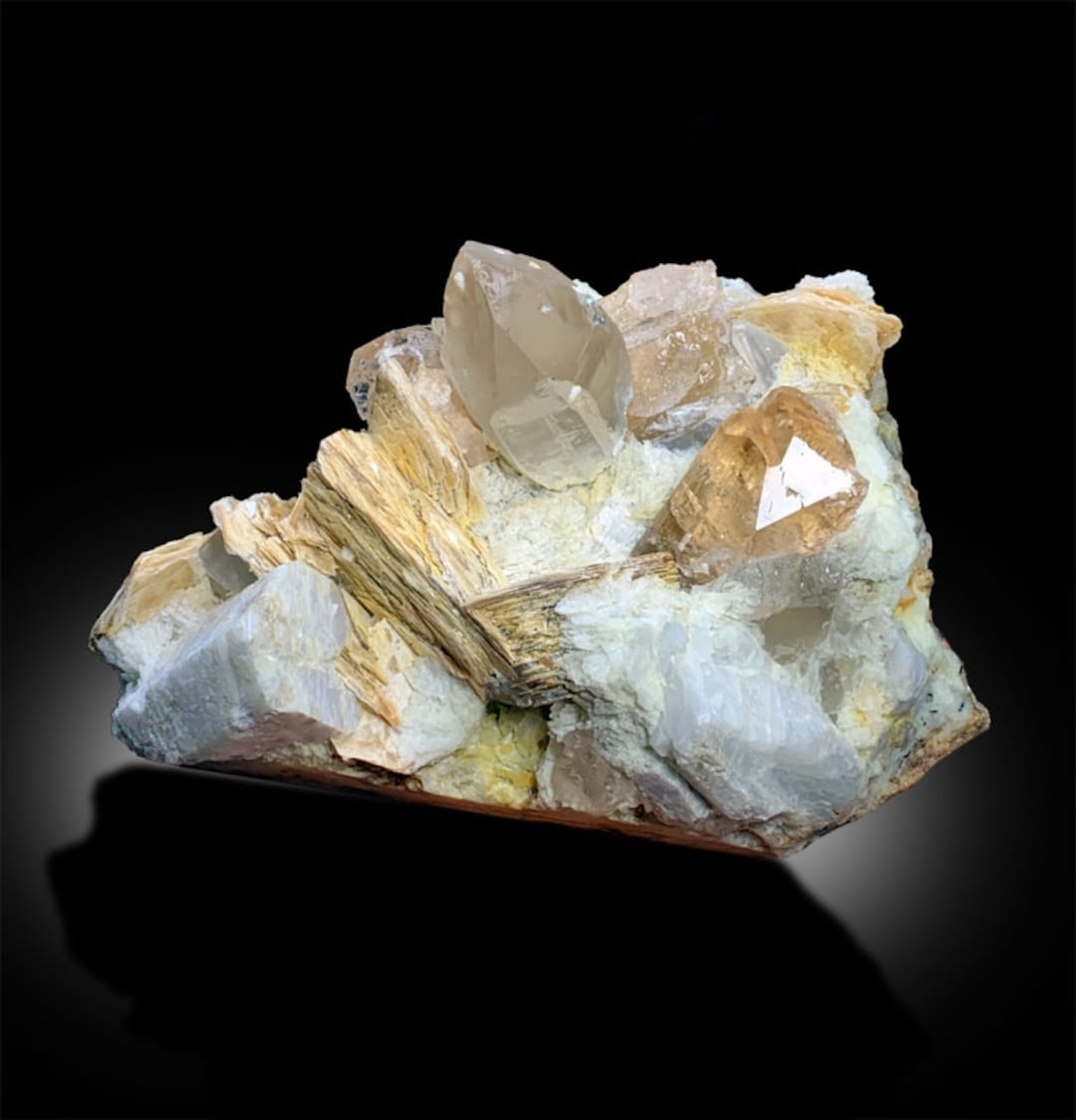 Topaz Specimen, Topaz Crystals, Topaz With Quartz Feldspar and Mica ...