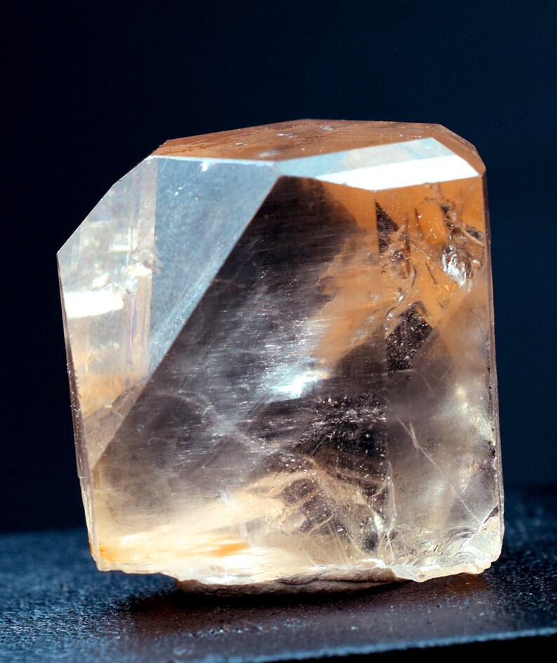 Topaz Crystal Natural Topaz Specimen Sherry Topaz From - Etsy