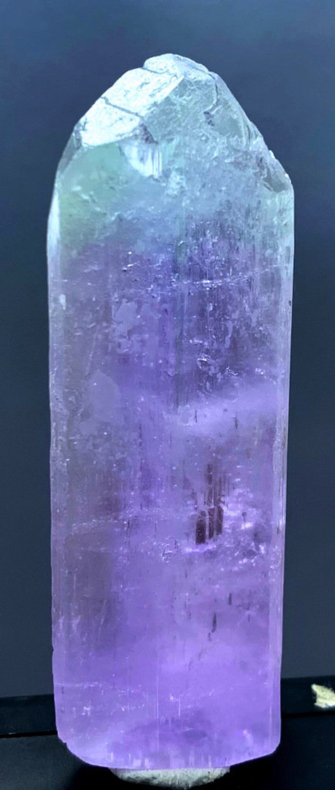 Bicolor Kunzite Crystal Natural Kunzite Raw Stone From | Etsy