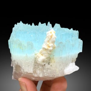 Bicolor Beryl, Aquamorganite Crystal, Morganite Var Aquamarine With ...