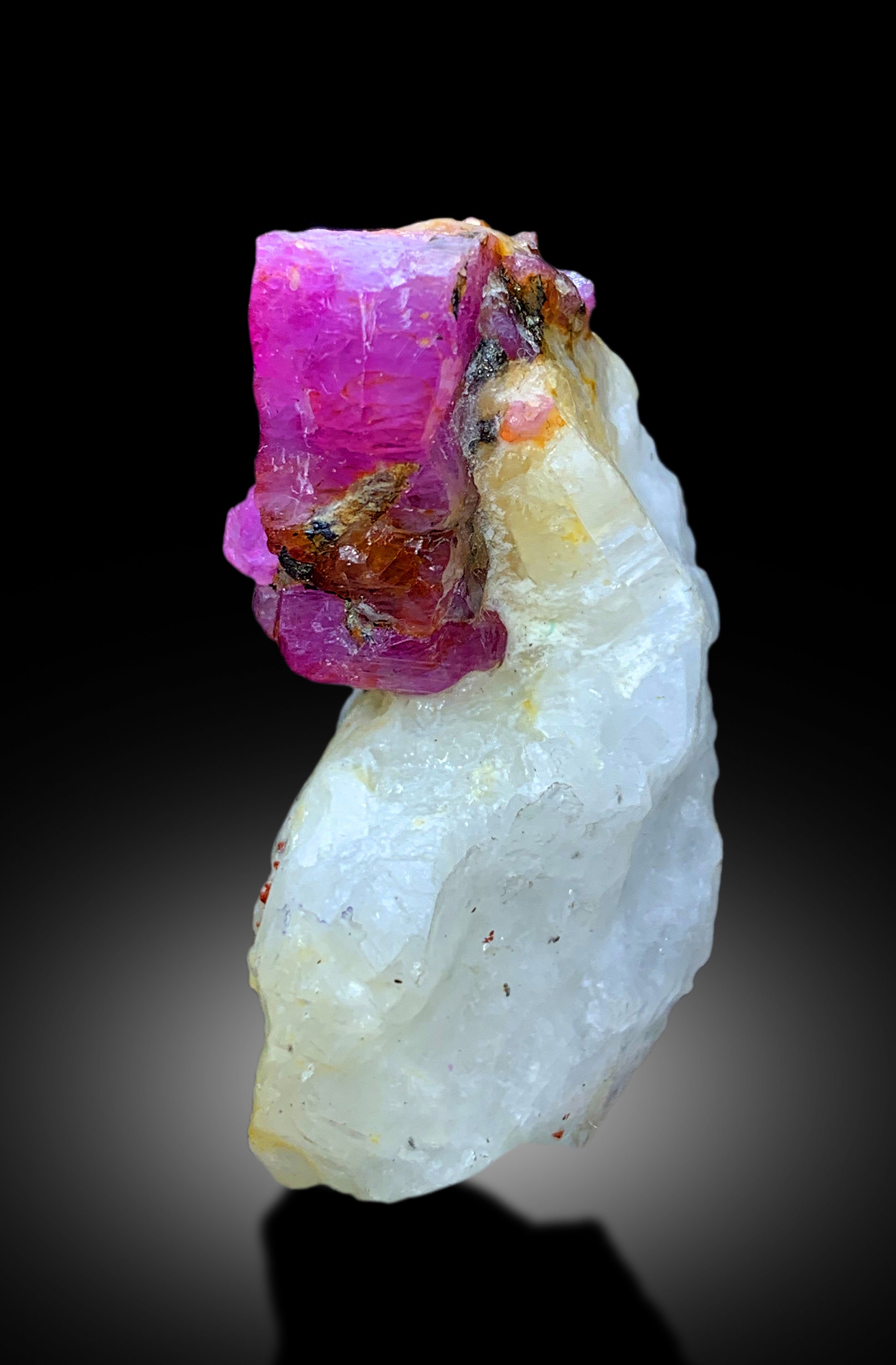 Natural Red Ruby on Matrix Mineral Specimen From Jegdalek Afghanistan ...