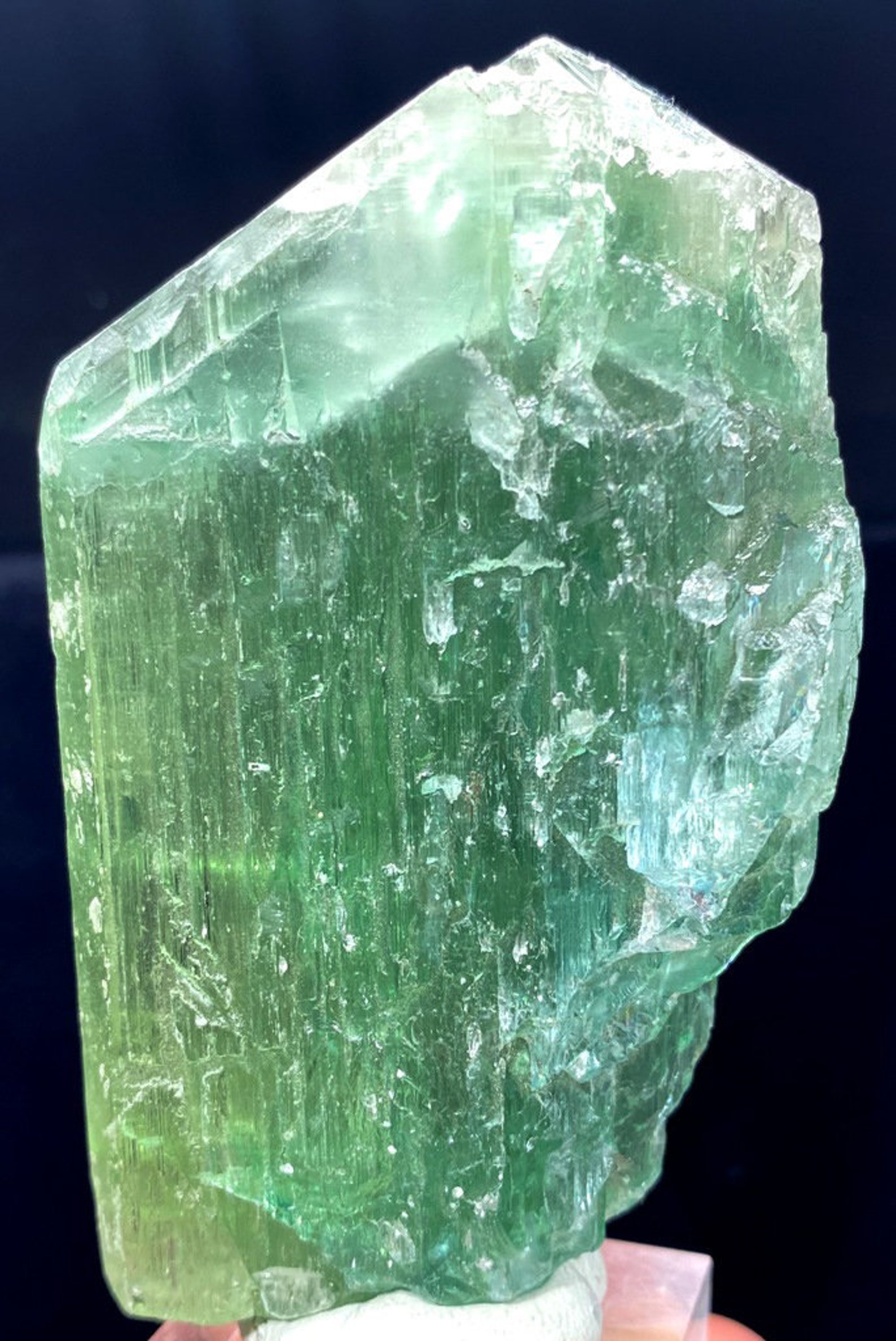 Green Kunzite Crystal Hiddenite Crystal 200 Gram - Etsy