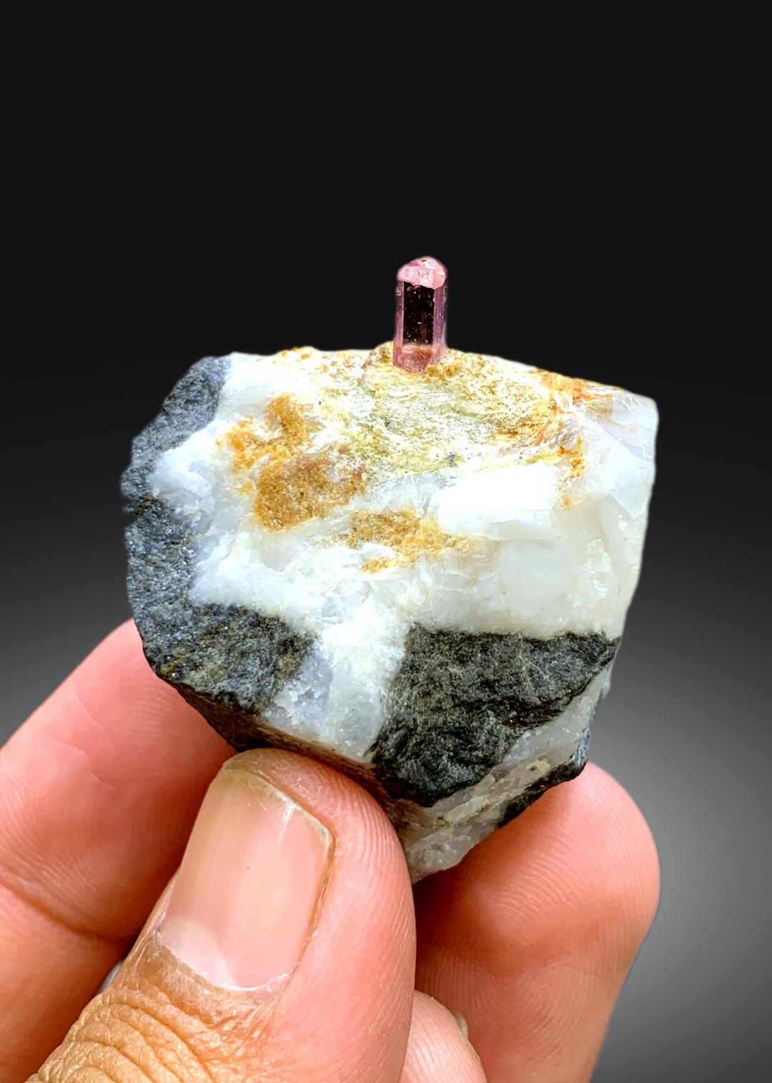 Imperial Pink Katlang Topaz on Matrix From Pakistan, 58 Gram - Etsy