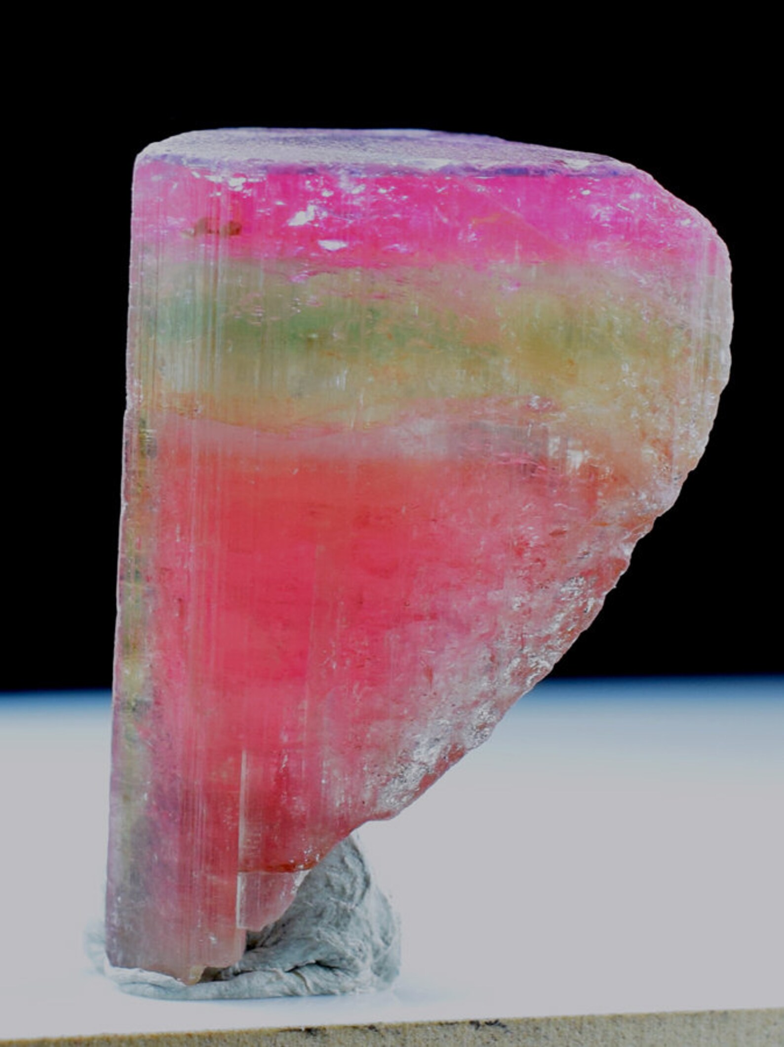 Natural Multicolor Tourmaline Crystal From Paprock Afghanistan | Etsy