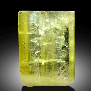 Transparent Yellow Color Heliodor Var Beryl Crystal, Raw Mineral ...