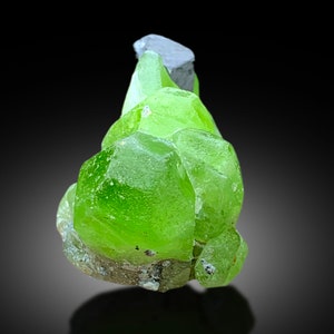 Lush Green Peridot With Magnetite, Peridot Crystals, Raw Mineral ...