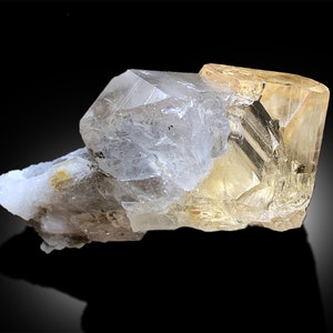 Topaz With Quartz and Albite, Topaz Crystal, Topaz Specimen, Quartz ...