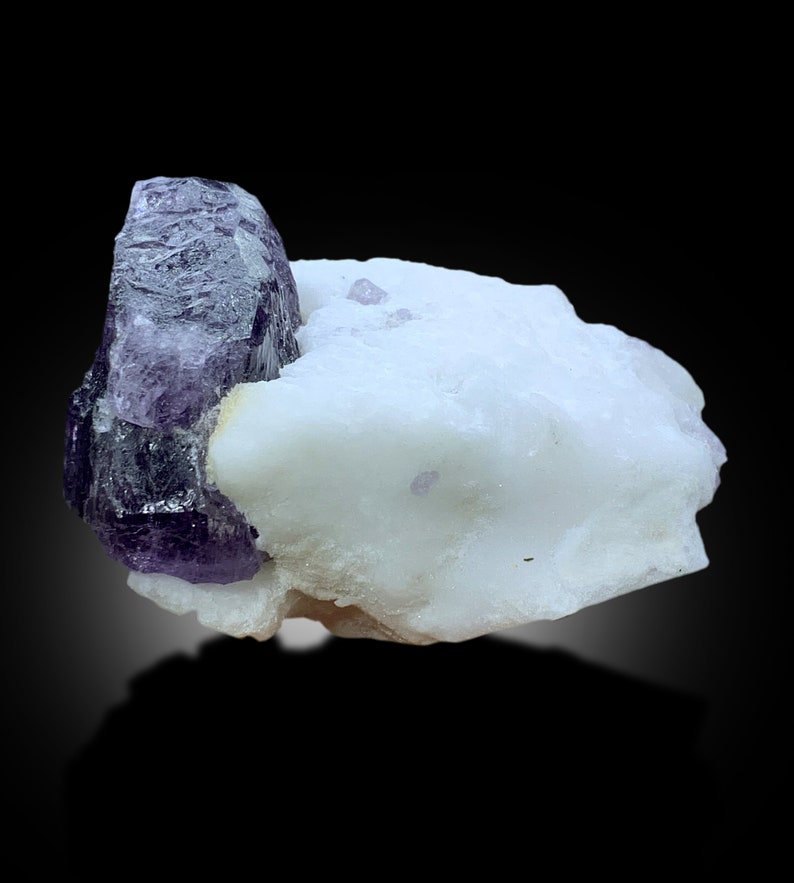 Natural Purple Color Scapolite, Scapolite Crystal, Scapolite on Matrix ...