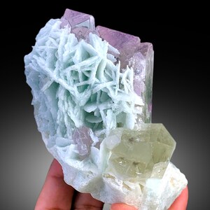 Kunzite Specimen With Quartz and Clevlandite Albite, Bicolor Kunzite ...