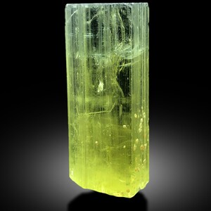 Natural Yellow Color Heliodor With Garnet Inclusions, Beryl Crystal ...