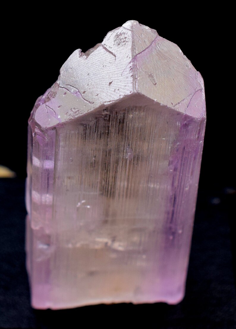 Natural Kunzite Crystal Bicolor Kunzite Natural Stone From - Etsy