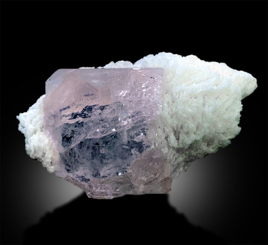 Pink Morganite Crystal With Albite, Morganite Crystal, Morganite ...