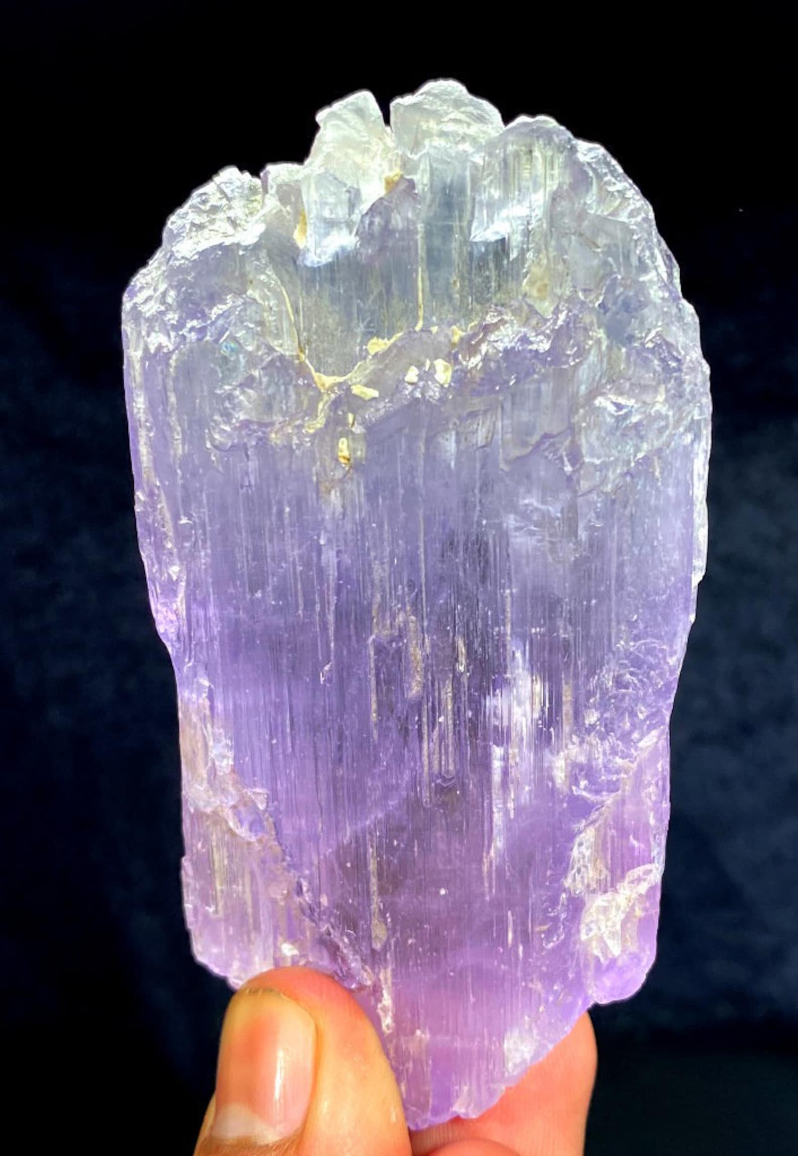 Natural Kunzite Crystal From Afghanistan 127 Gram 9448 Mm - Etsy Singapore