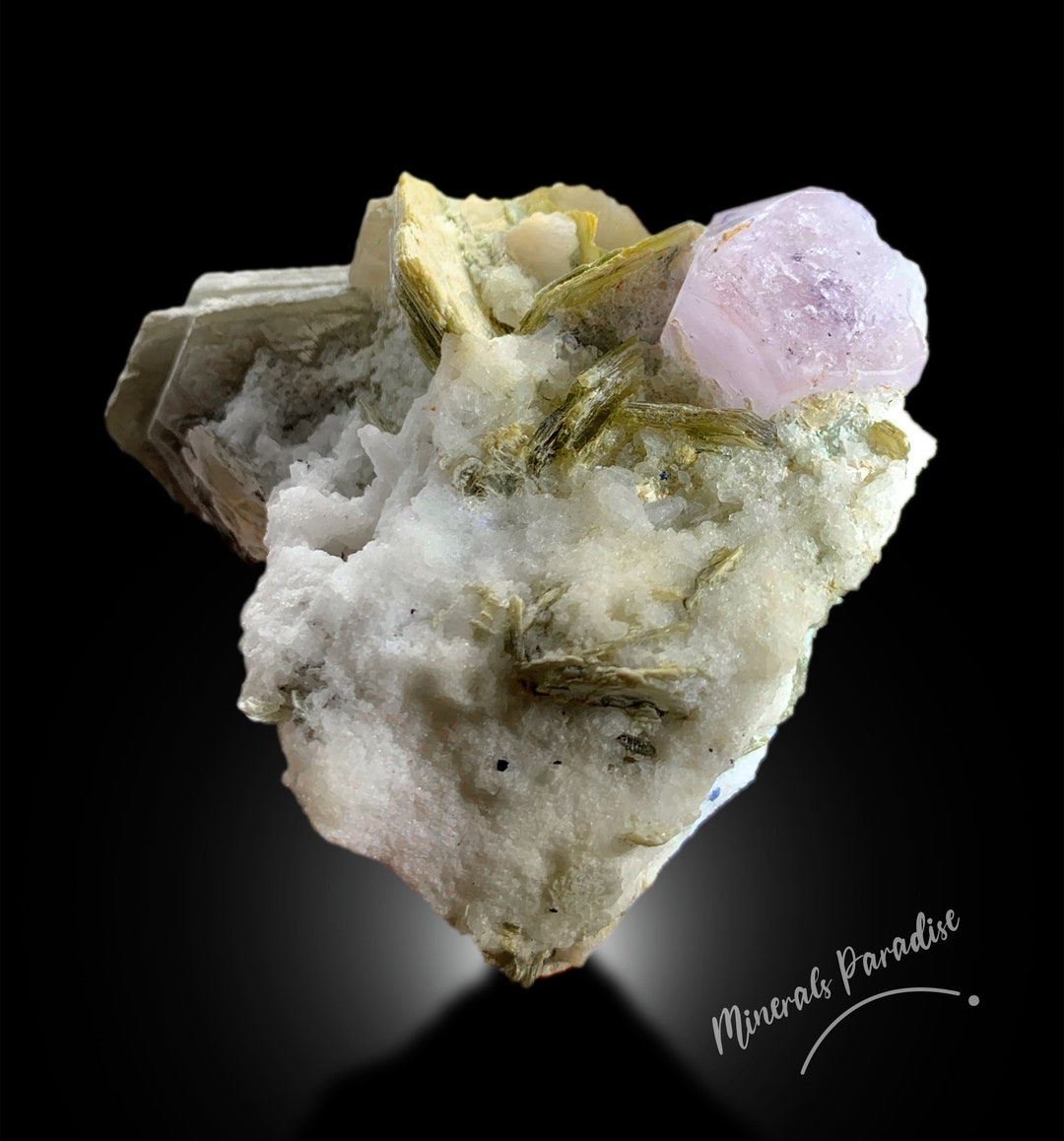 Rosa Morganit Kristall, Muskovit Glimmer, Afghanistan - Etsy Österreich
