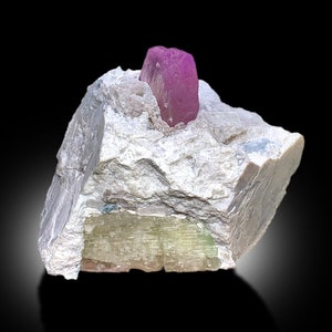 Pink Kunzite Specimen, Pink Kunzite Crystal on Matrix, Natural Kunzite ...