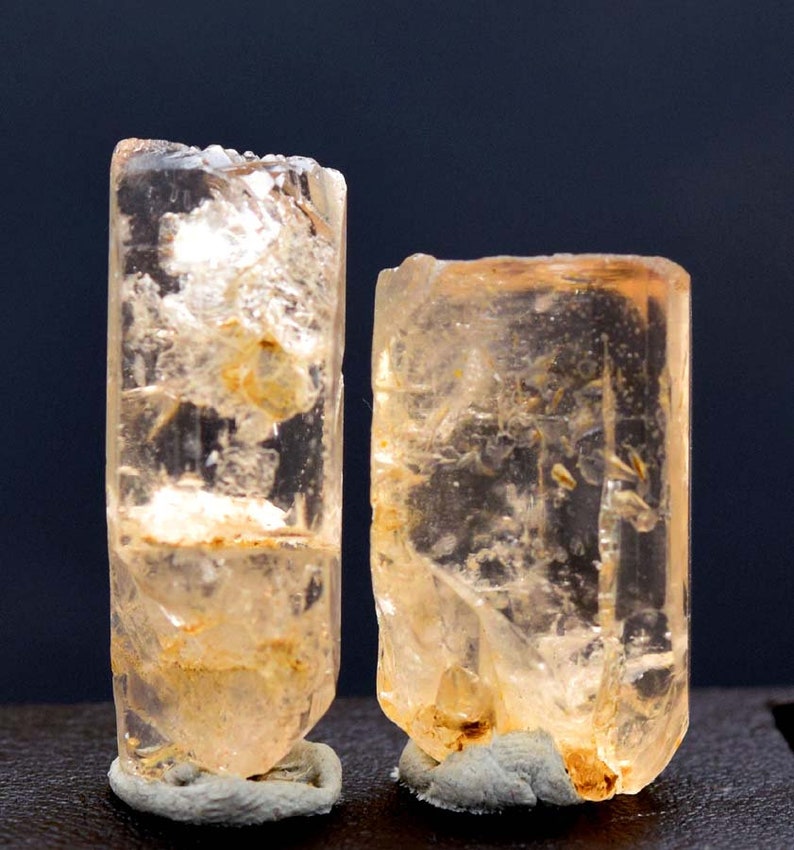 Topaz Crystal Terminated Natural Topaz Crystals from | Etsy