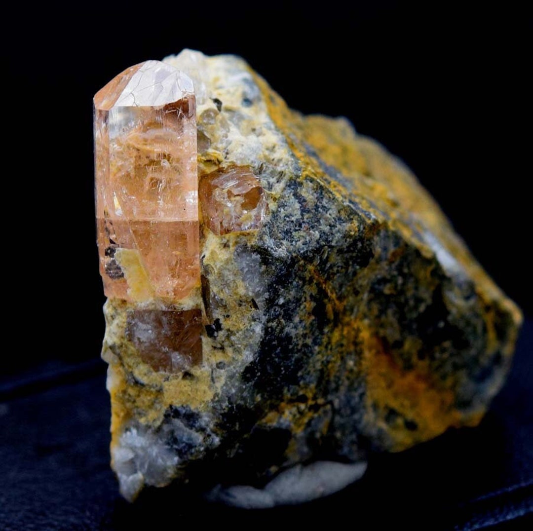 Cristales de topacio, espécimen de topacio, topacio de Katlang, piedra ...