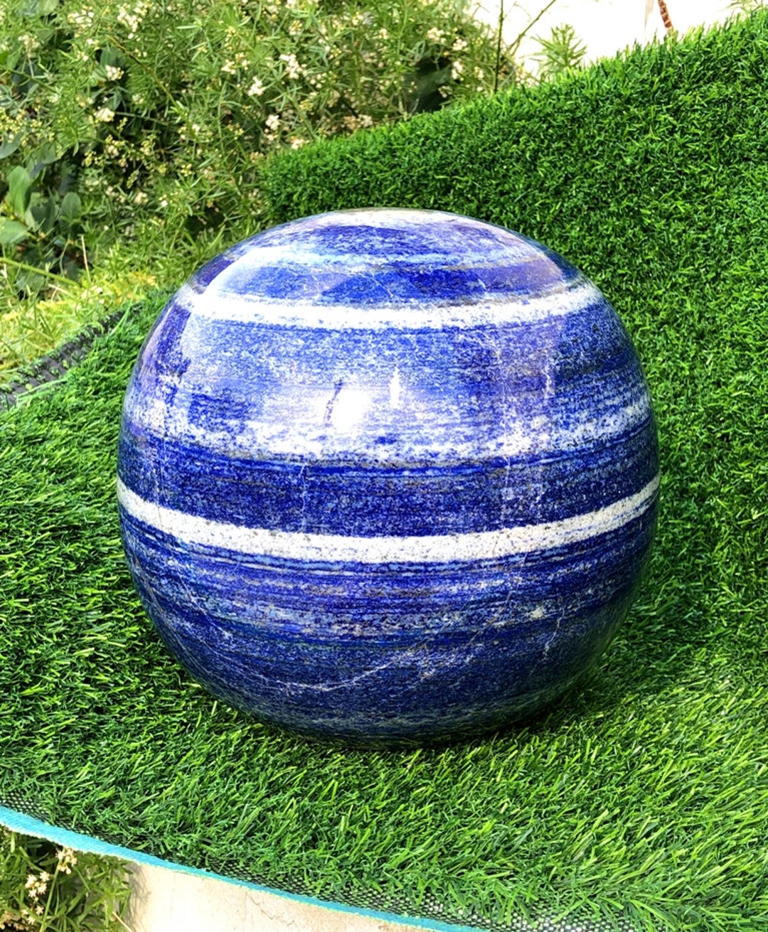 Lapis Lazuli Polished Ball, Blue Lapis, Polished Ball, Polished Stone ...