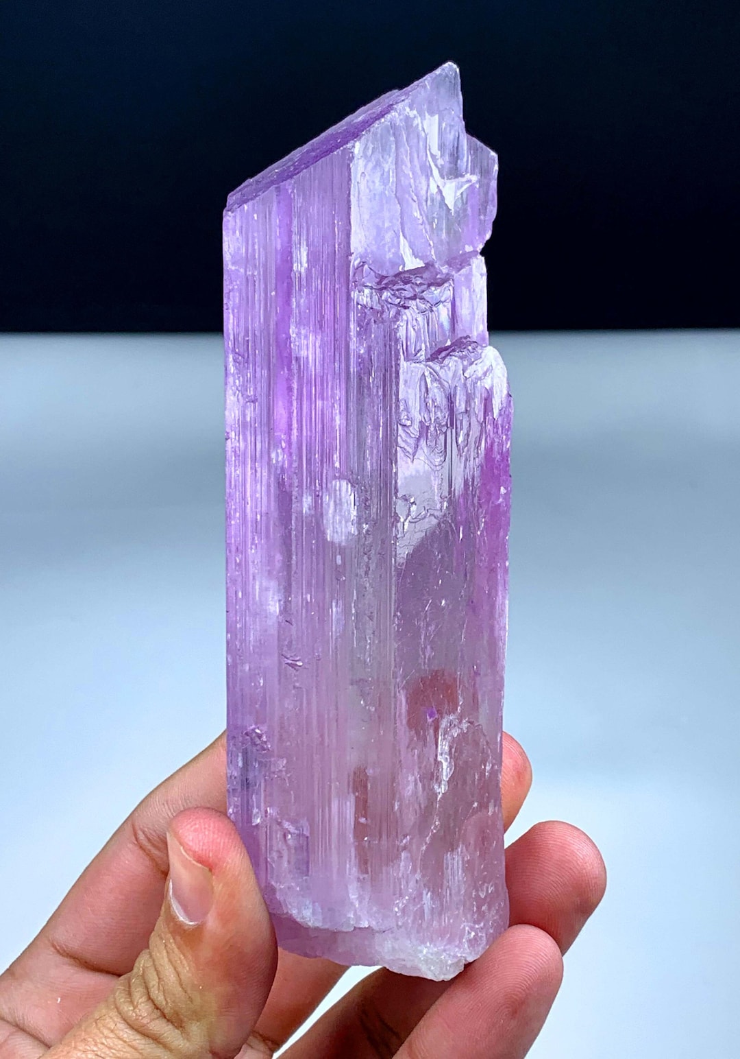 Natural Pink Color Kunzite Crystal, Raw Kunzite Stone, Crystal Sepcimen ...