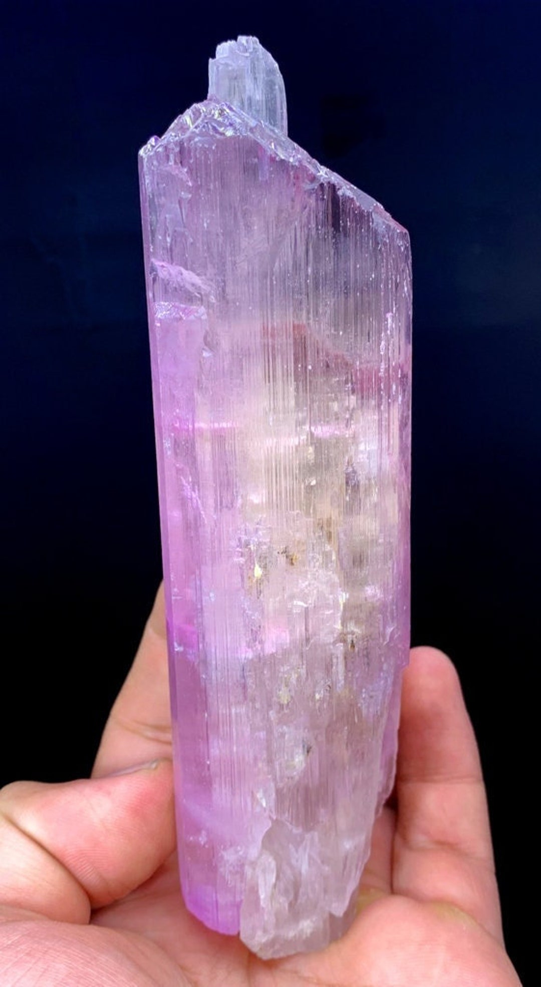 Pink Colour Kunzite Crystal, Natural Kunzite, Kunzite Stone, Kunzite ...