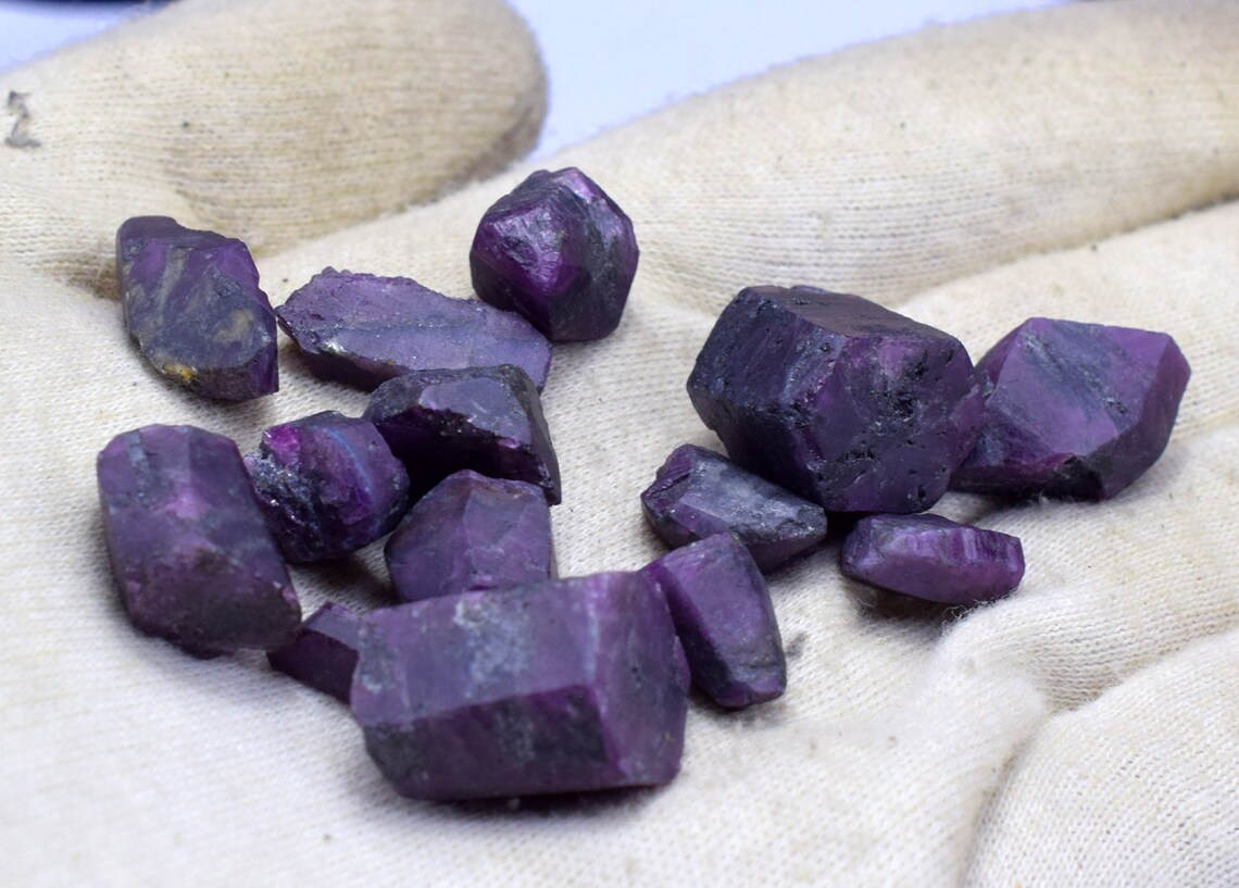 Rough Corundum Pink Sapphire Ruby From Kashmir Pakistan 50 - Etsy