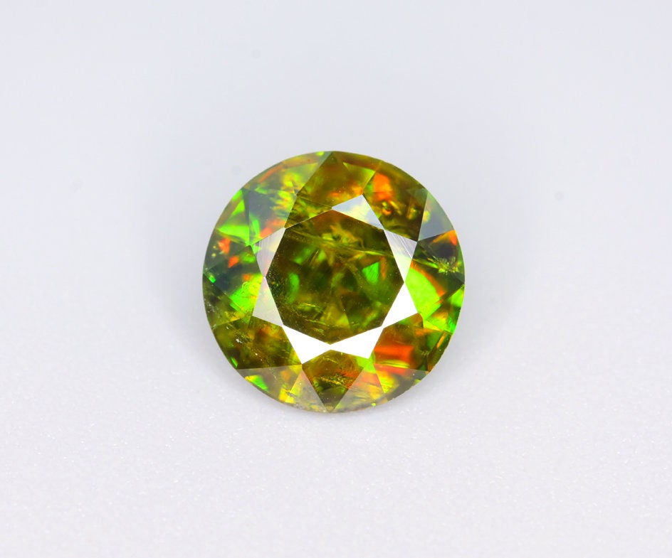 Sphene Gemstone Sphene Cut Stone Fire Sphene Titanite - Etsy