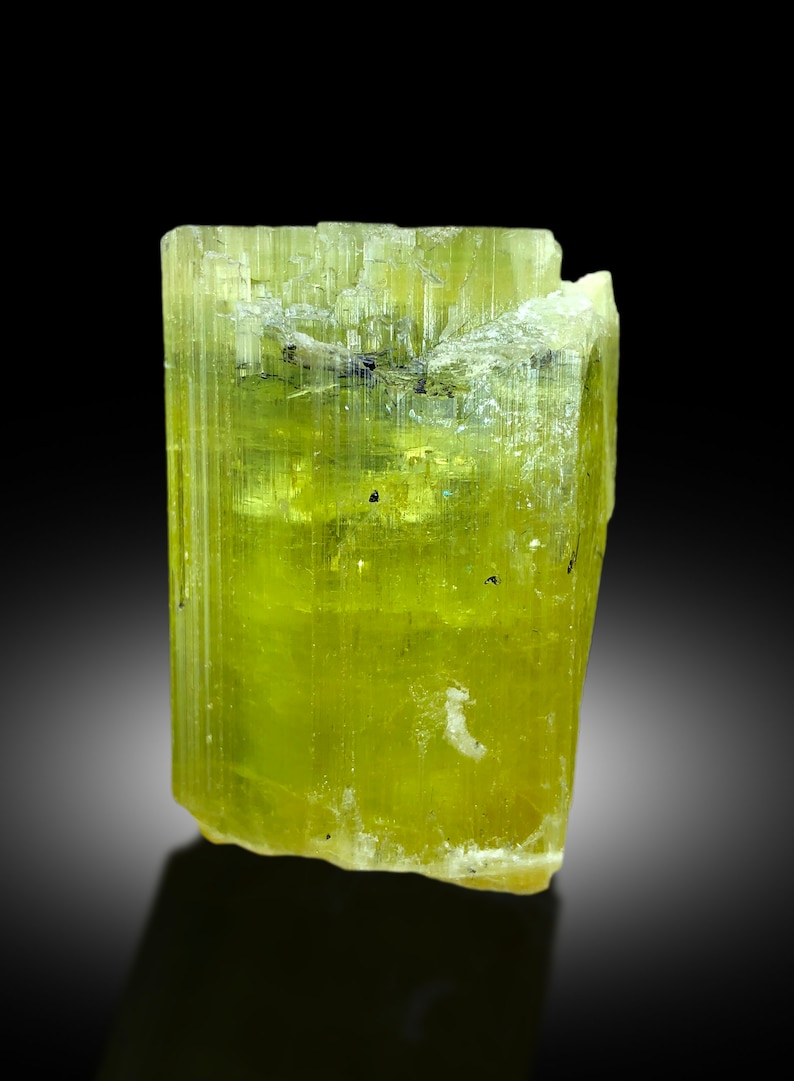 Natural Yellow Color Heliodor Var Beryl Crystal, Raw Mineral, Heliodor ...