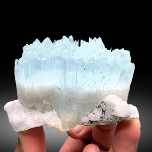 Bicolor Beryl, Aquamorganite Crystal, Morganite Var Aquamarine With ...