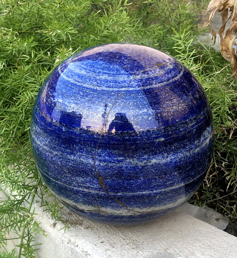 Lapis Lazuli Polished Ball, Blue Lapis, Self Standing Tumble, Polished ...