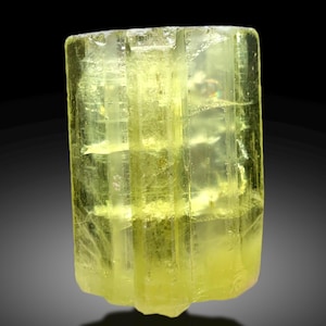 Transparent Yellow Color Heliodor Var Beryl Crystal, Raw Mineral ...