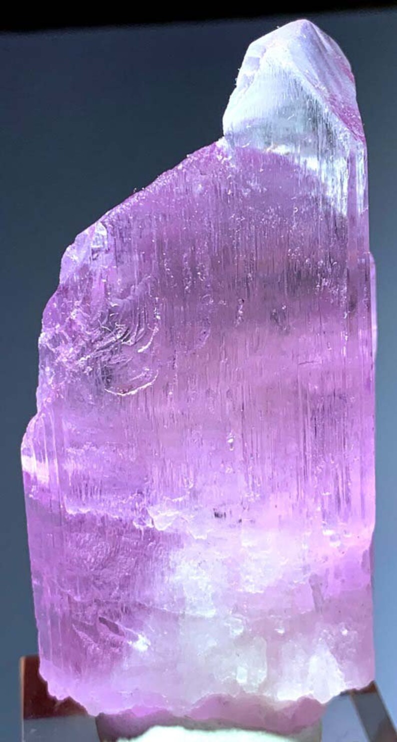 Natural Kunzite Crystal Bicolor Kunzite Natural Stone From - Etsy