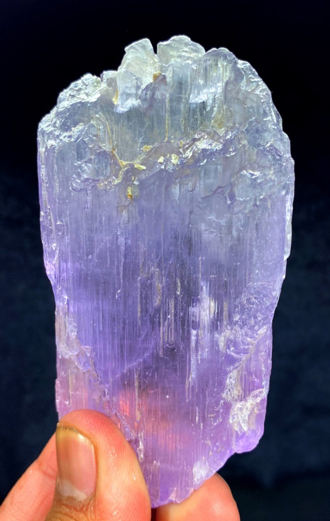 Natural Kunzite Crystal From Afghanistan 127 Gram 9448 Mm - Etsy Singapore