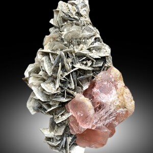 Musuem Grade Hot Pink Color Fluorite With Muscovite Mica, Fluorite ...