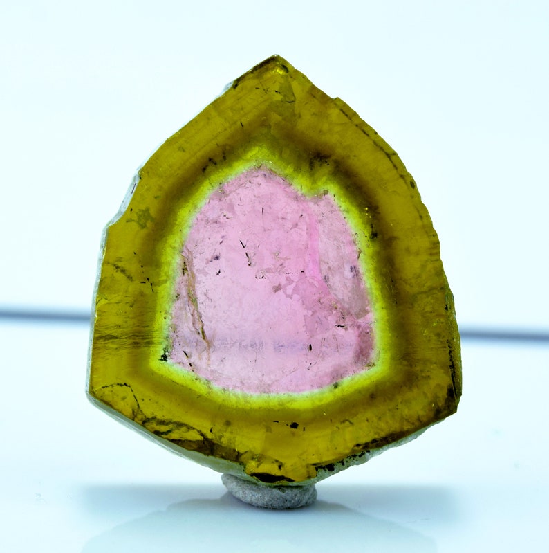 Watermelon Tourmaline Slice Tourmaline Polished Slice - Etsy