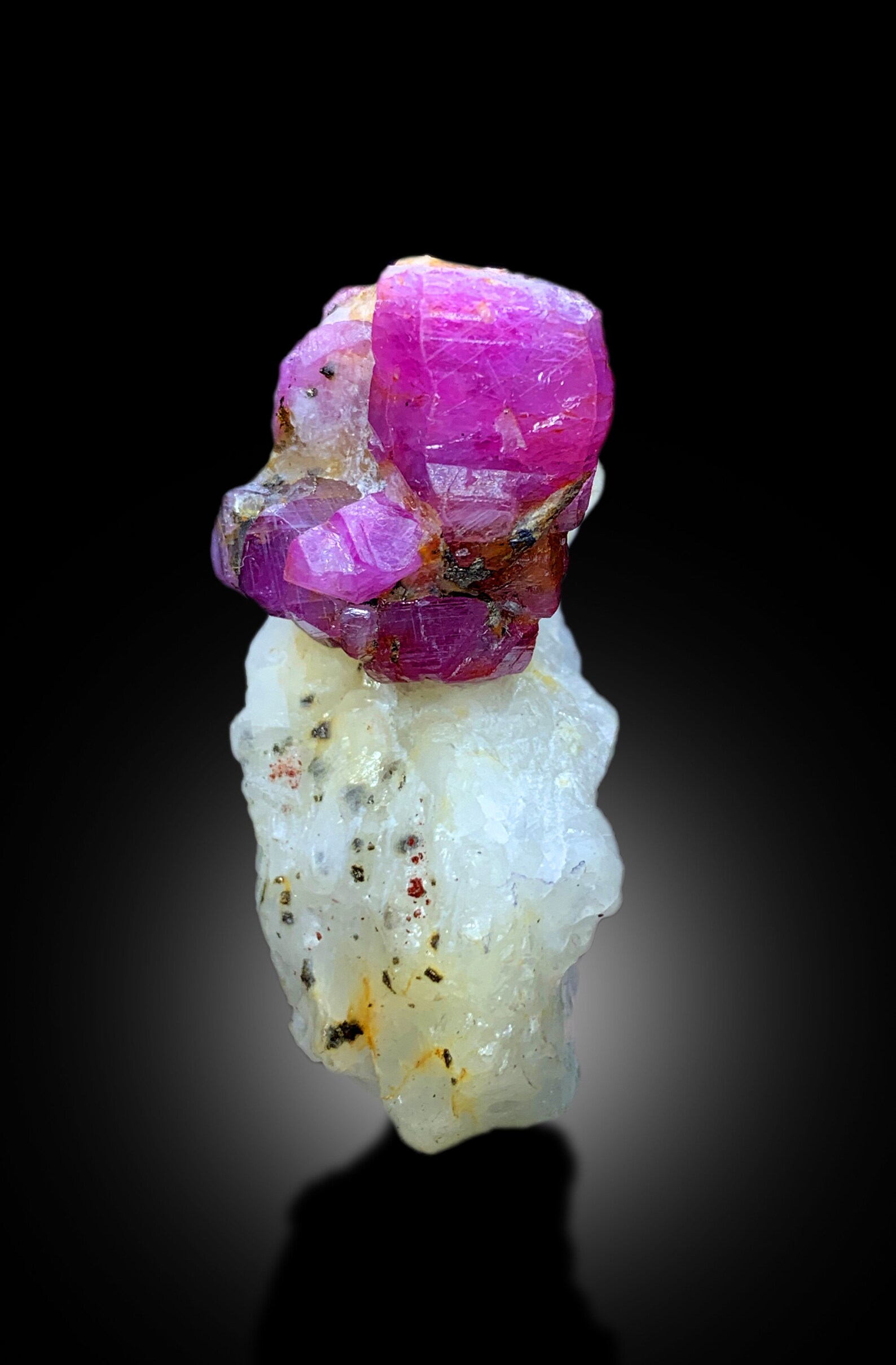 Natural Red Ruby on Matrix Mineral Specimen From Jegdalek Afghanistan ...