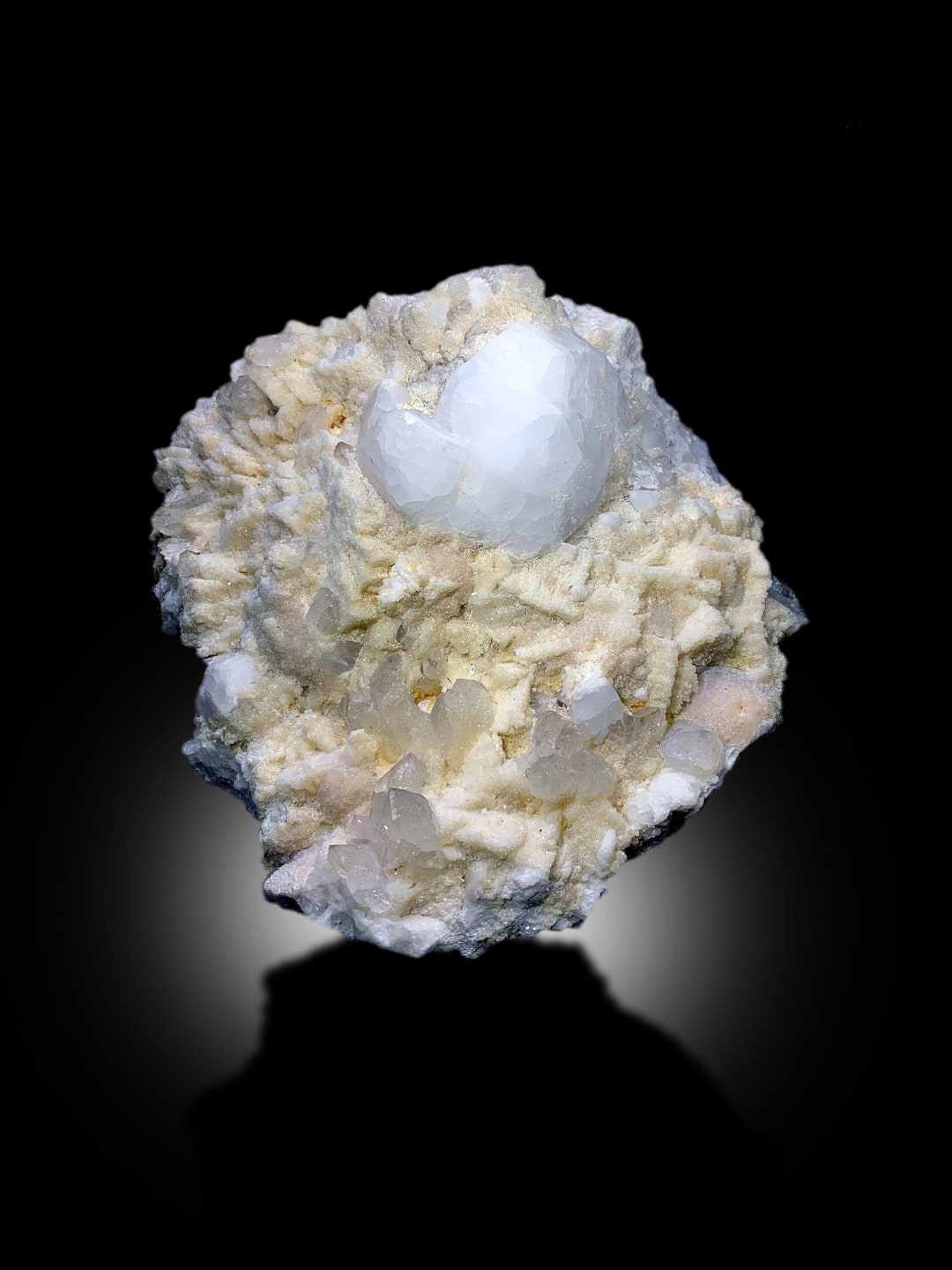 Pollucite With Herderite Albite and Feldspar Mineral Specimen From ...